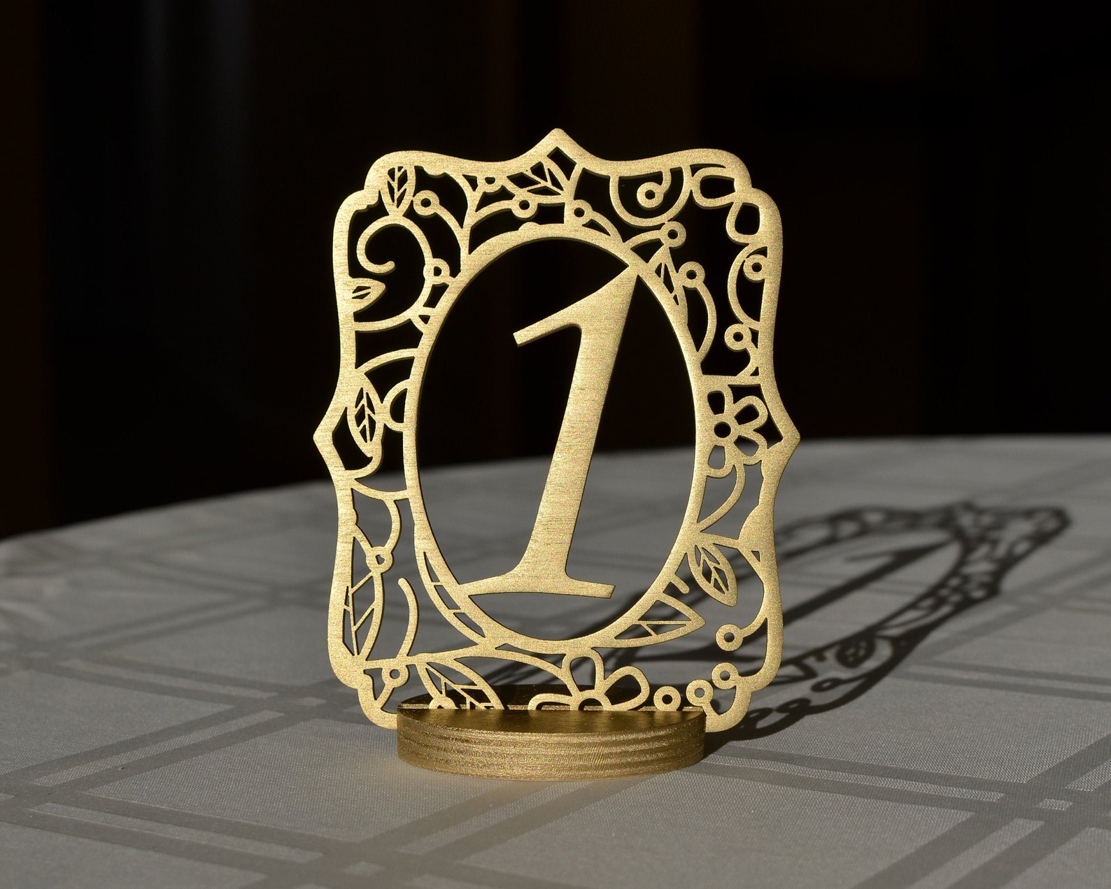 Gold Table Numbers for Wedding Wedding Table Numbers Wood - Etsy