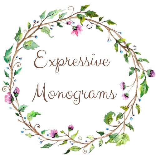 ExpressiveMonograms - Etsy
