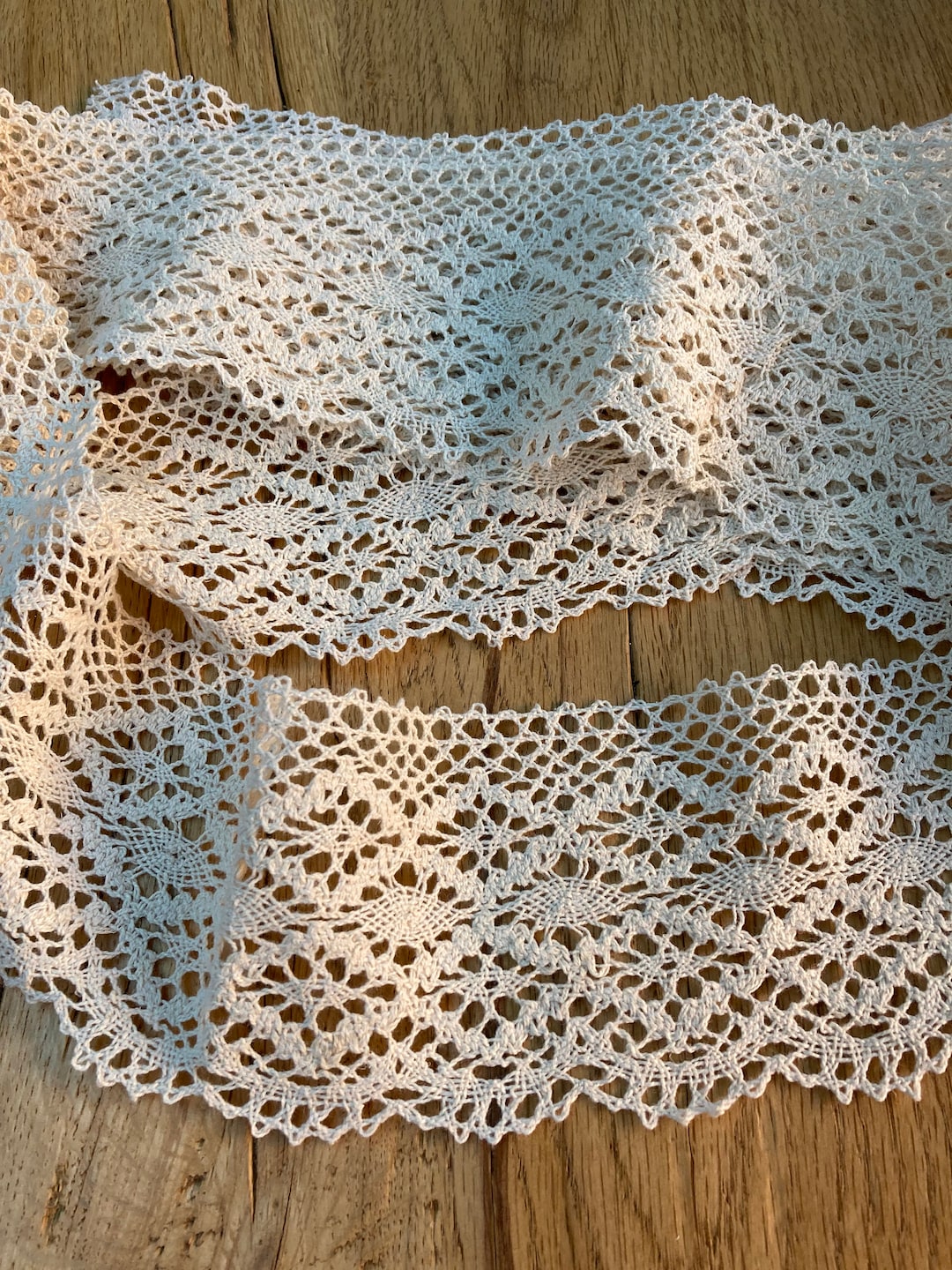 Vintage 3 Inch Wide Cotton Lace Trim. Beautiful Quality and Design - Etsy