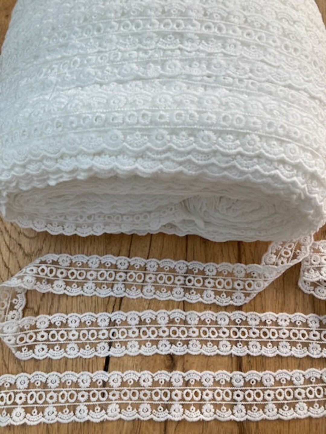 Cream Double Sided Slot Lace Trim. - Etsy