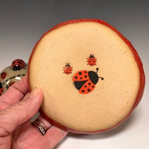 Ladybug Dish, Covered Dish, Hand Made Please Read Description - Etsy