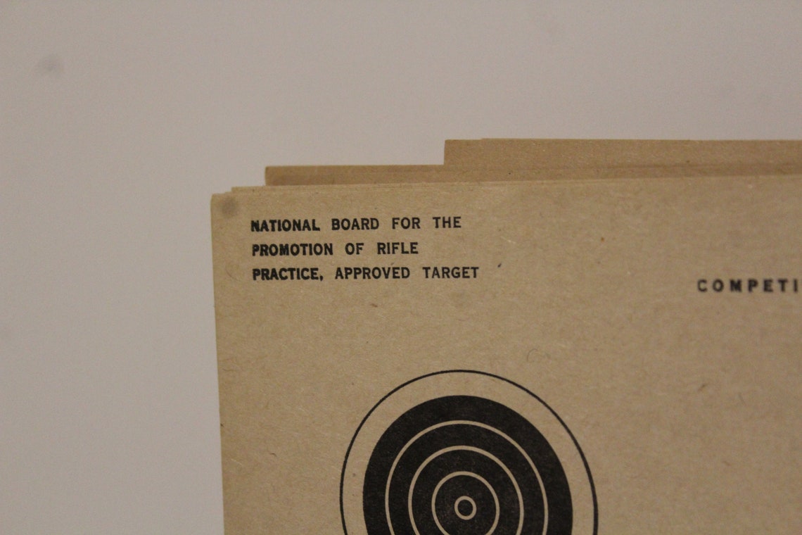 Vintage US ARMY Paper Target Hunting Target New Old Stock | Etsy