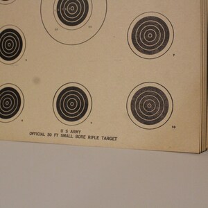 Vintage US ARMY Paper Target Hunting Target New Old Stock | Etsy