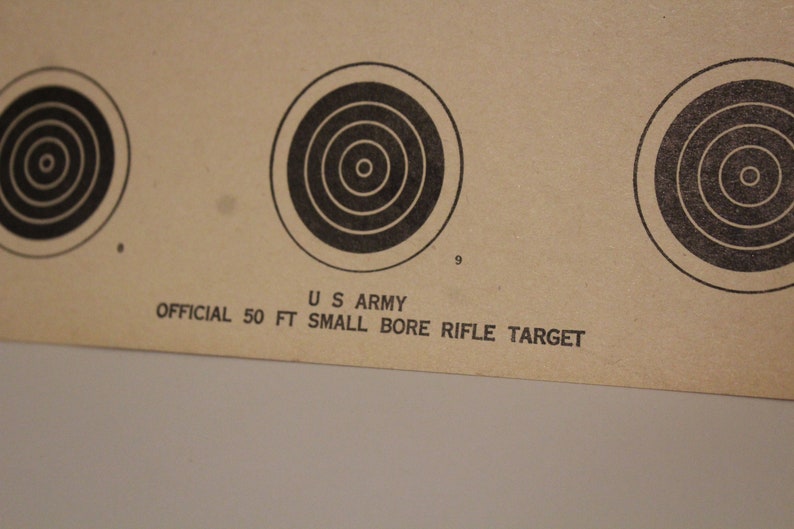 Vintage US ARMY Paper Target Hunting Target New Old Stock | Etsy