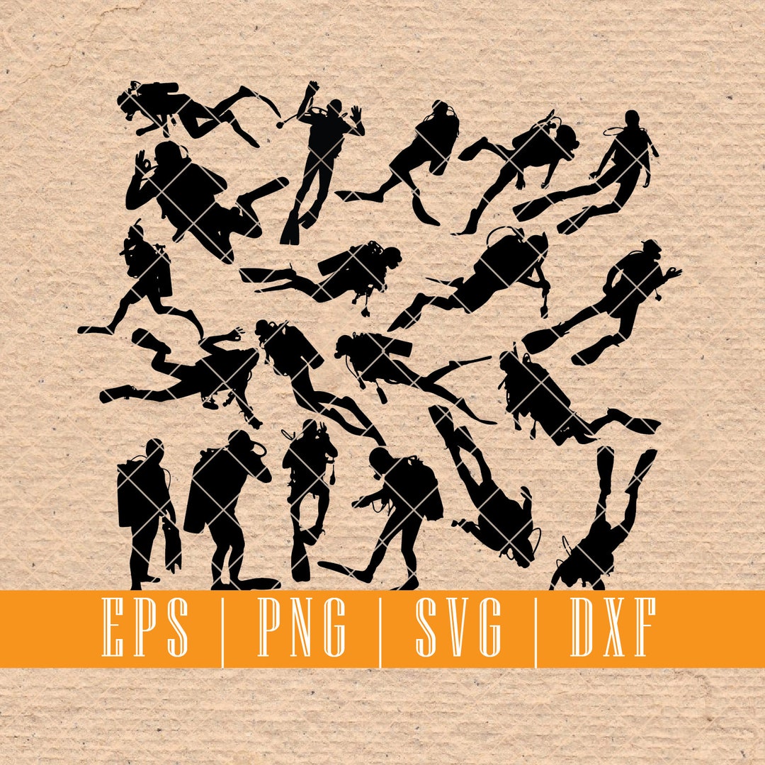 Scuba Diving Graphics | SVG EPS PNG | Ideal for Bullet Journaling ...