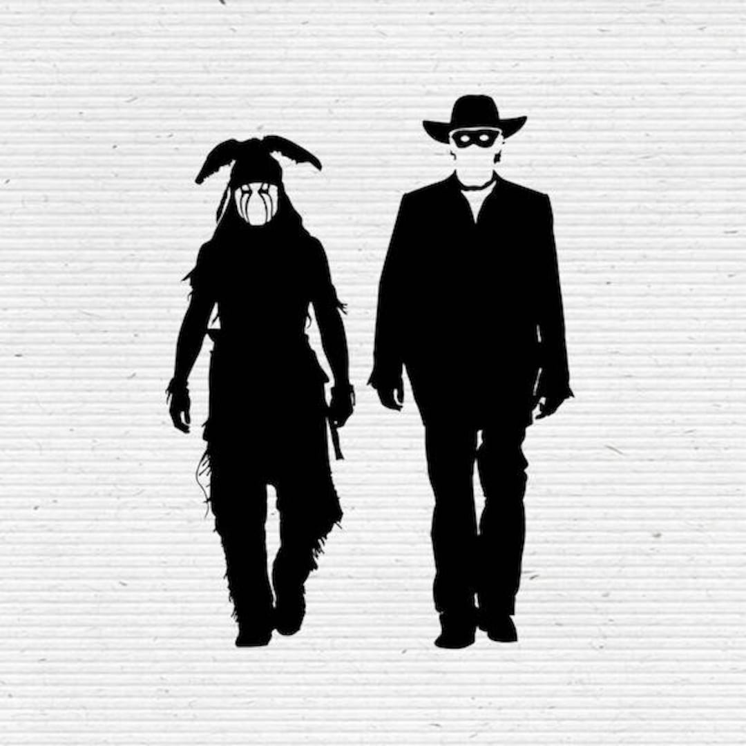 The Lone Ranger Silhouette SVG Cutting File, Printable, T-shirt Design ...