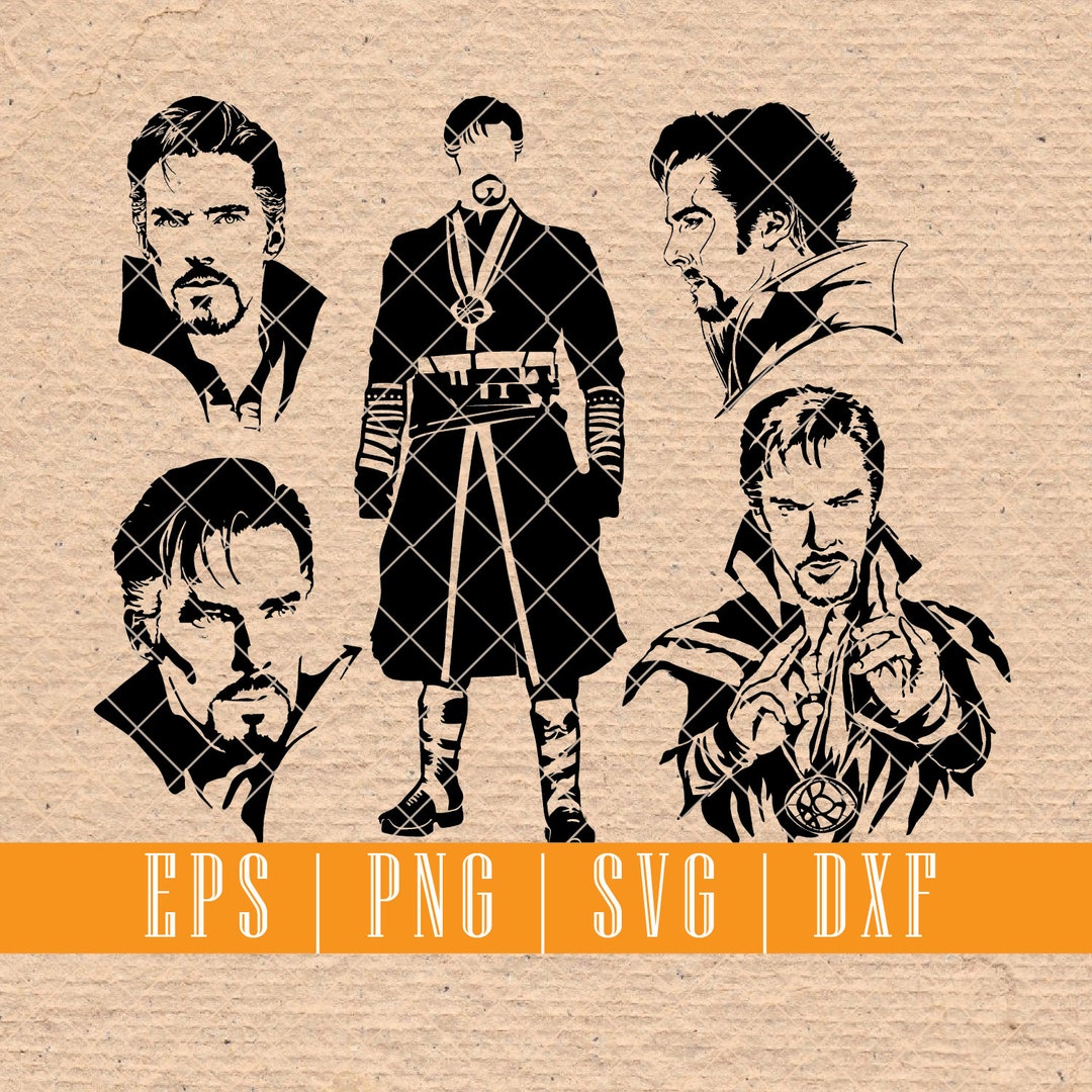 Doctor Strange Silhouette | Avengers Vector | EPS SVG PNG - Etsy