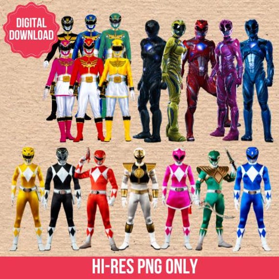 Imágenes De Power Rangers En Formato Png