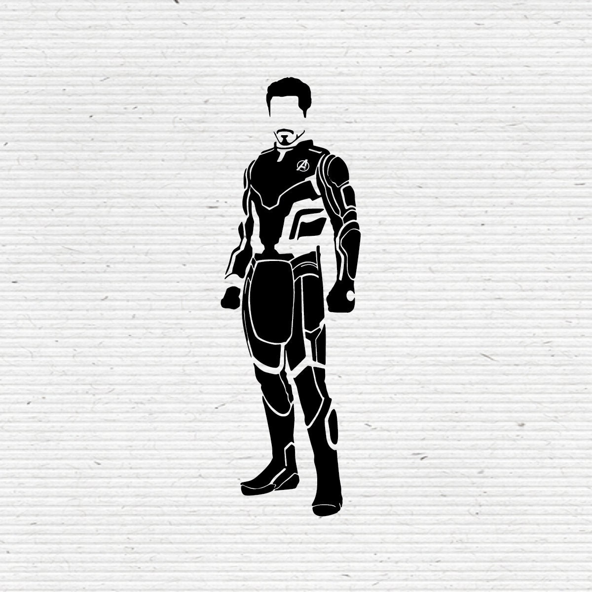 Iron Man Silhouette Digital Clipart Printable SVG Cut File | Etsy