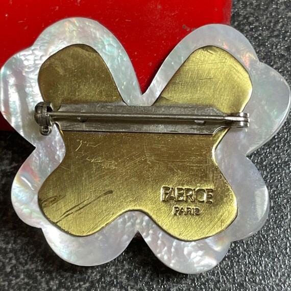 Fabrice Paris Butterfly Brooch Mother of Pearl - Gem