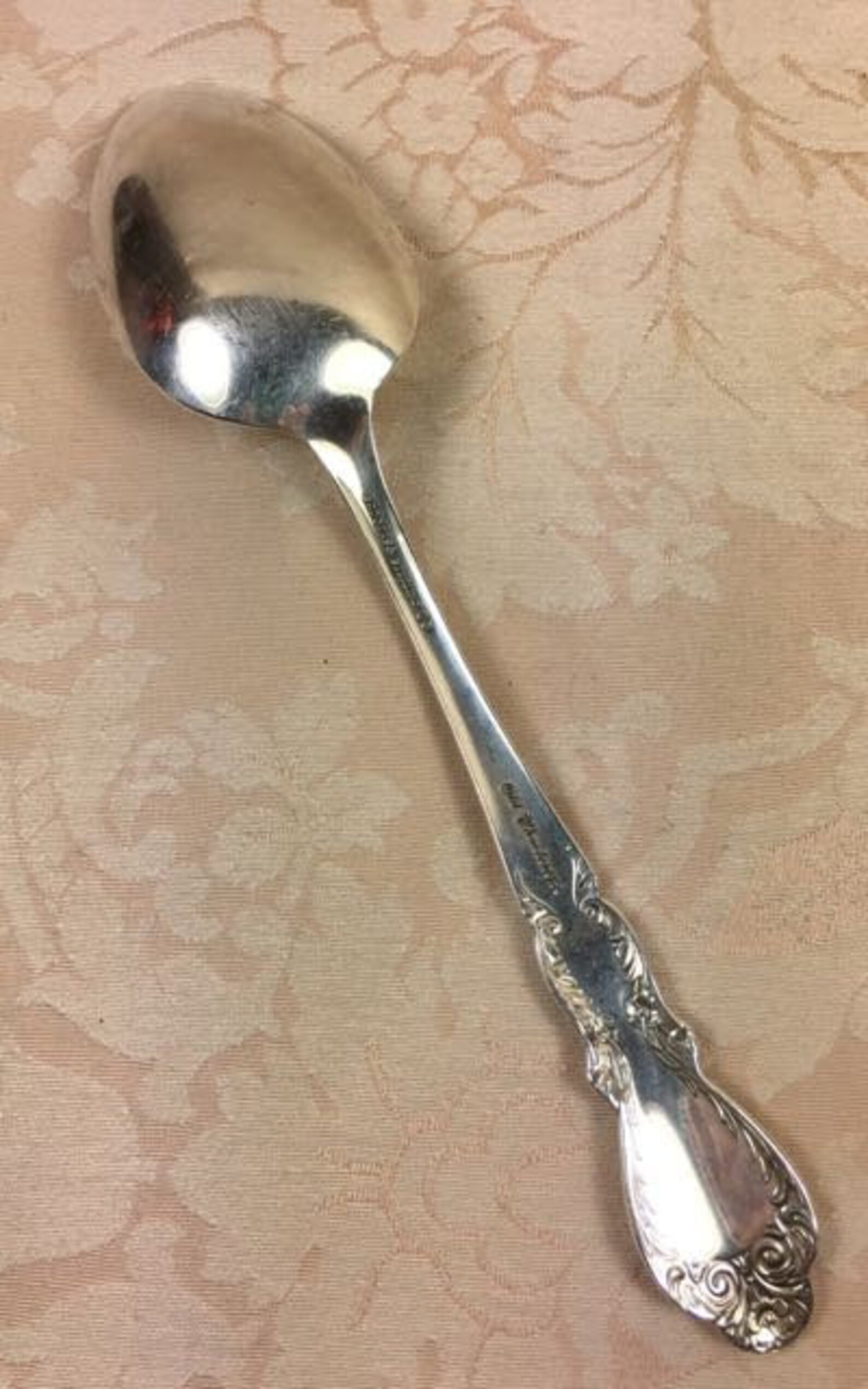 Rogers Old Charleston Sterling Silver Serving Spoon - Etsy