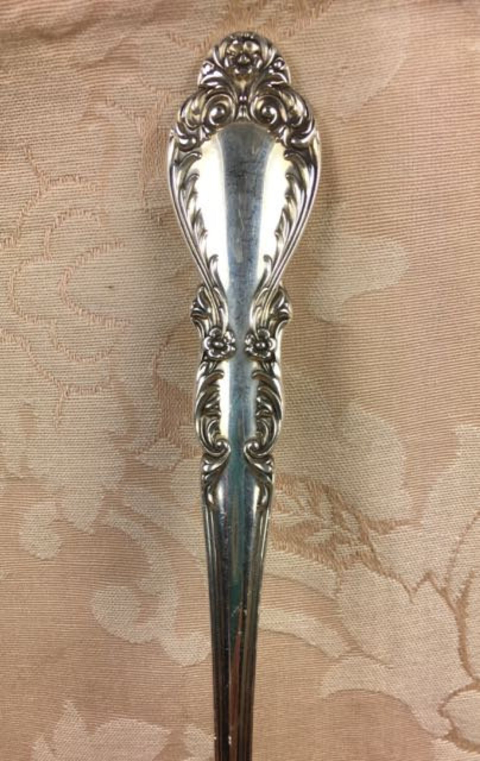 Rogers Old Charleston Sterling Silver Serving Spoon - Etsy