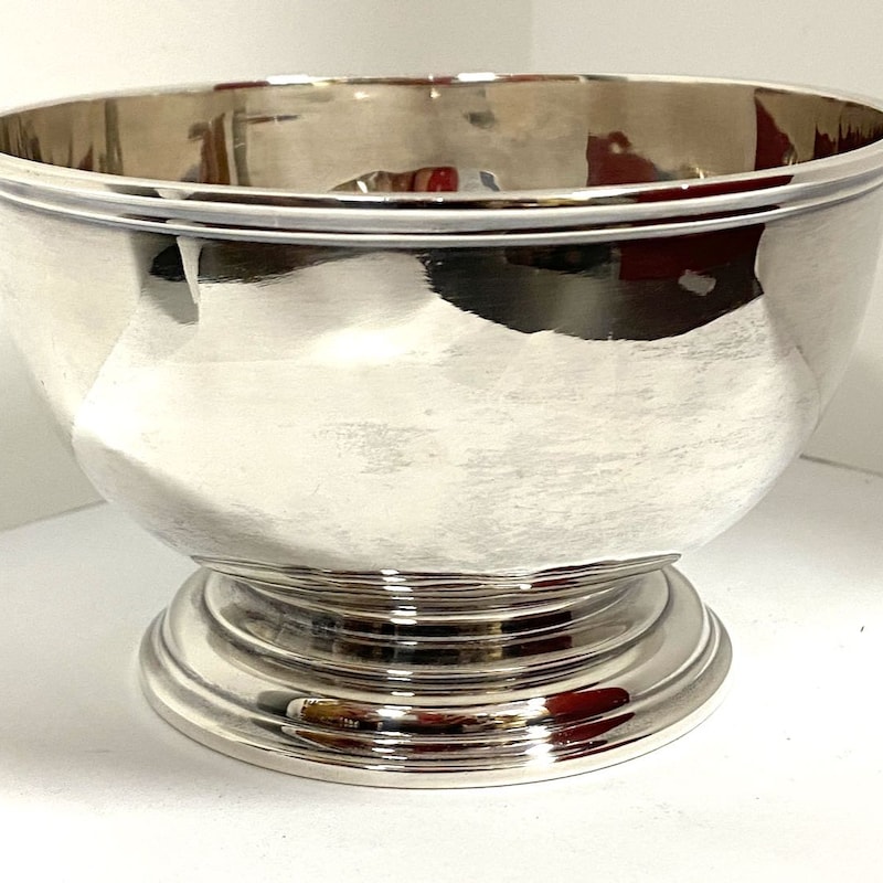 Silver Bowl - Etsy