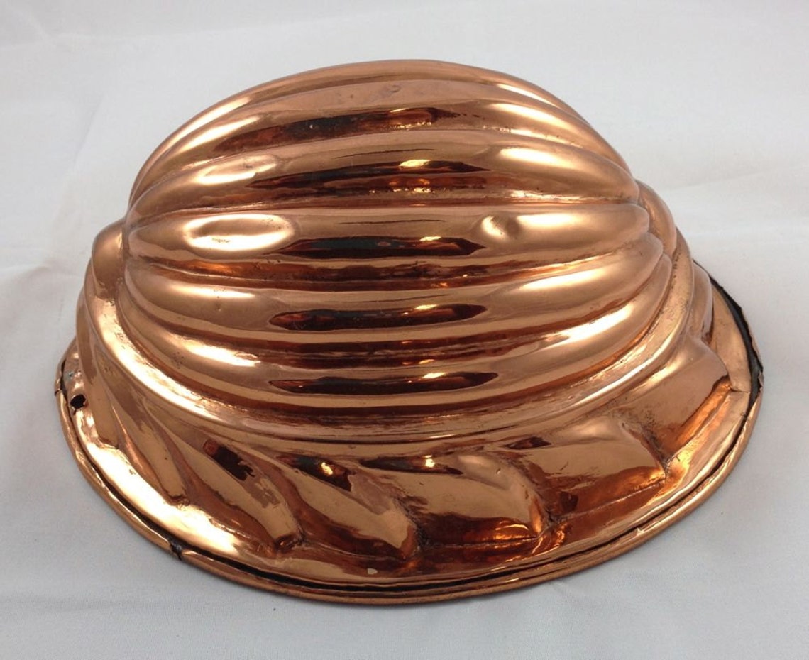 Antique COPPER Melon or Jelly MOLD Copper and Tin. France - Etsy