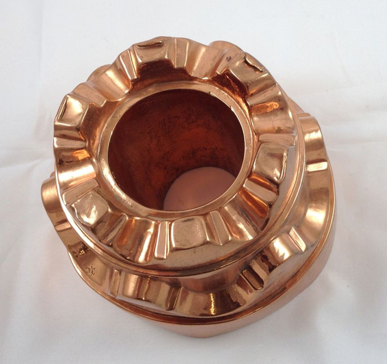 Antique Copper Mold Salvatore Firenze, Italy. Italian Copper Jelly Mold ...