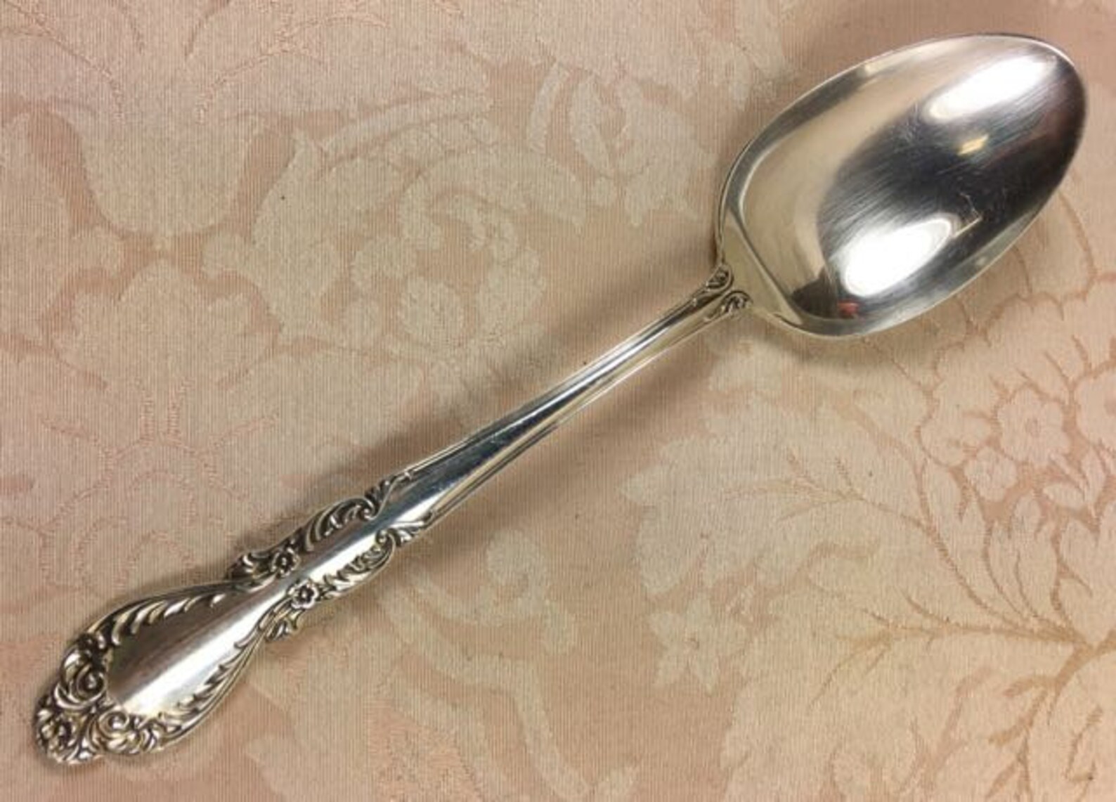 Rogers Old Charleston Sterling Silver Serving Spoon - Etsy
