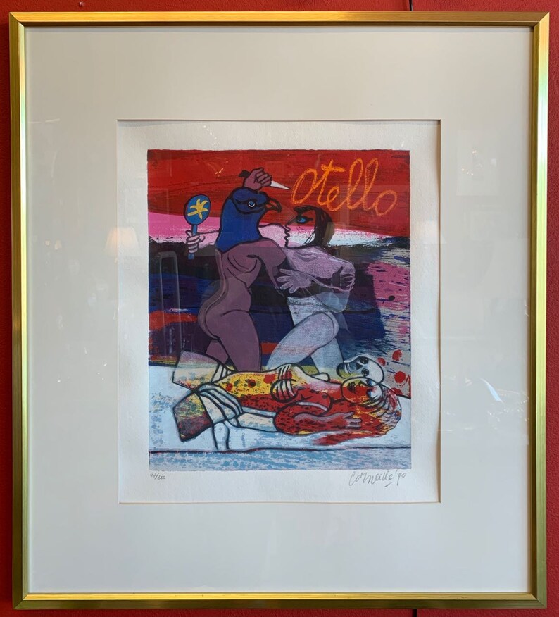 Corneille otello Limited Edition Lithograph Guillaume Beverloo - Etsy Corneille otello Limited Edition Lithograph Guillaume Beverloo - Etsy