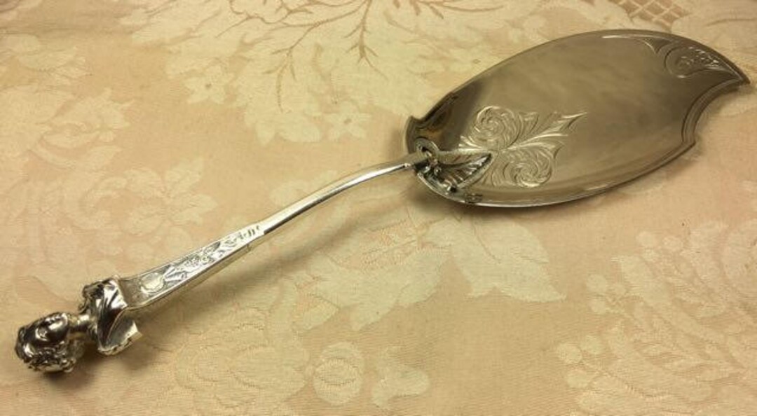 GORHAM BUST Silver Ice Cream Server 1860 Victorian Coin Silver 9-7/8 ...