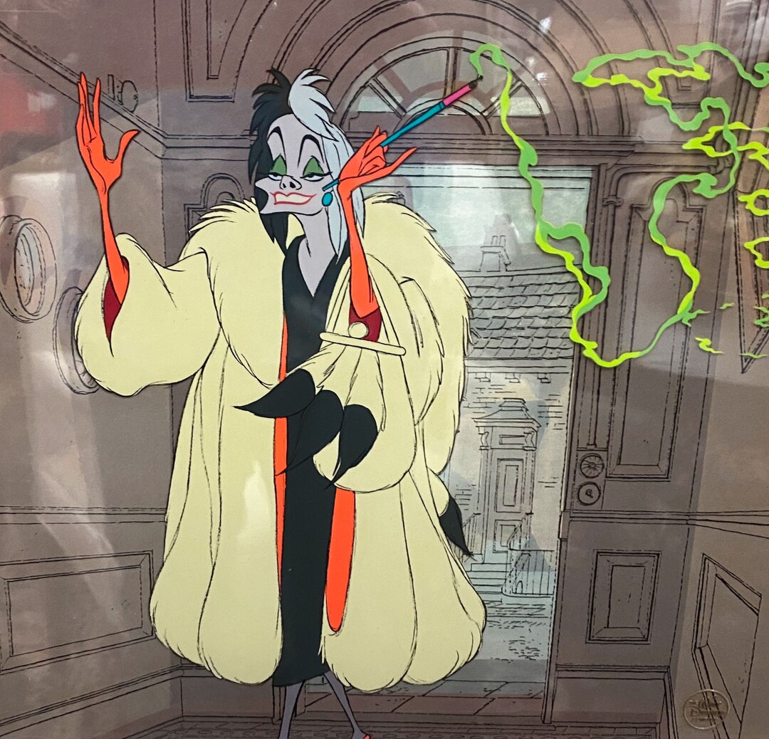 Cruella Devil Limited Edition Cel. Framed. - Etsy