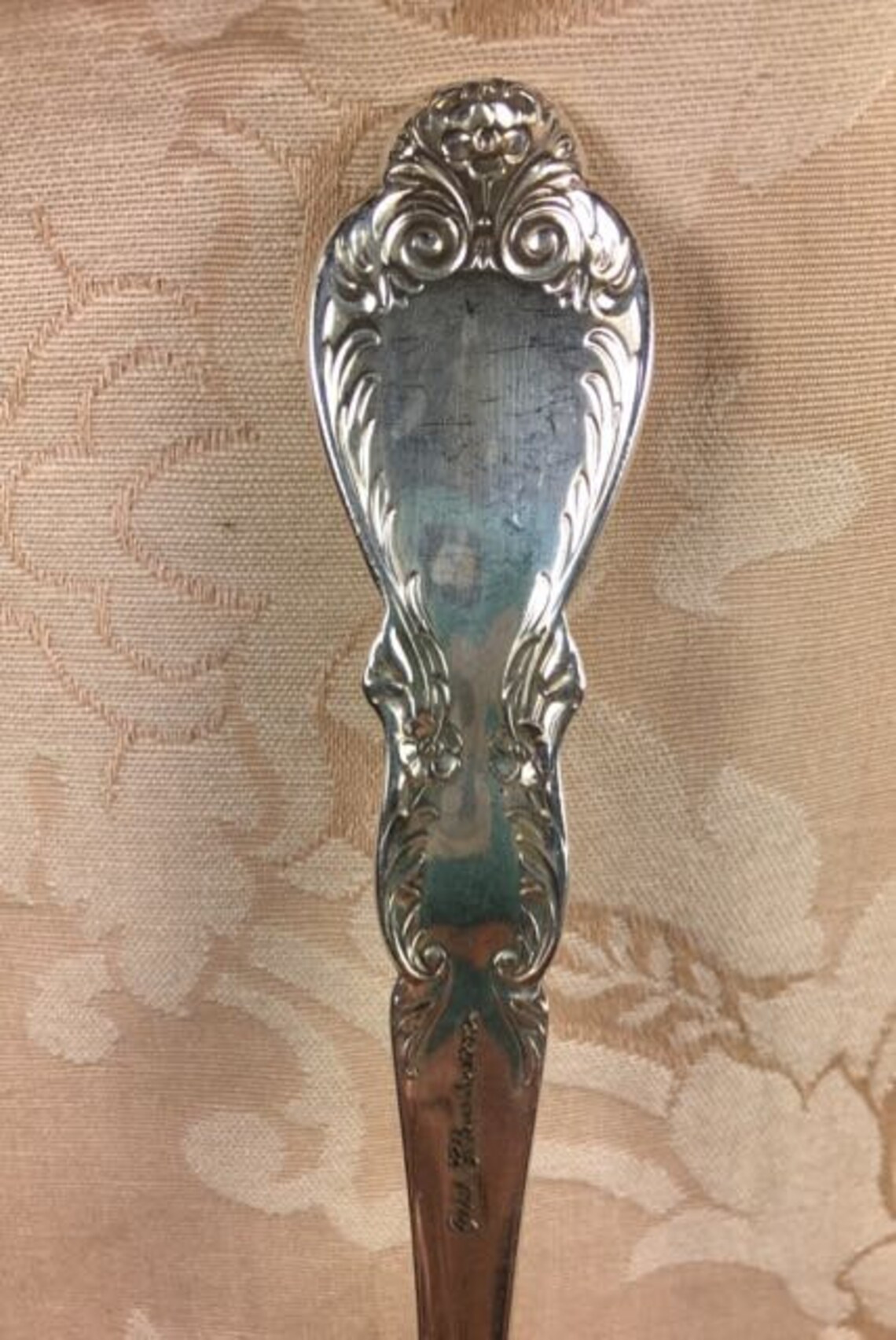 Rogers Old Charleston Sterling Silver Serving Spoon - Etsy