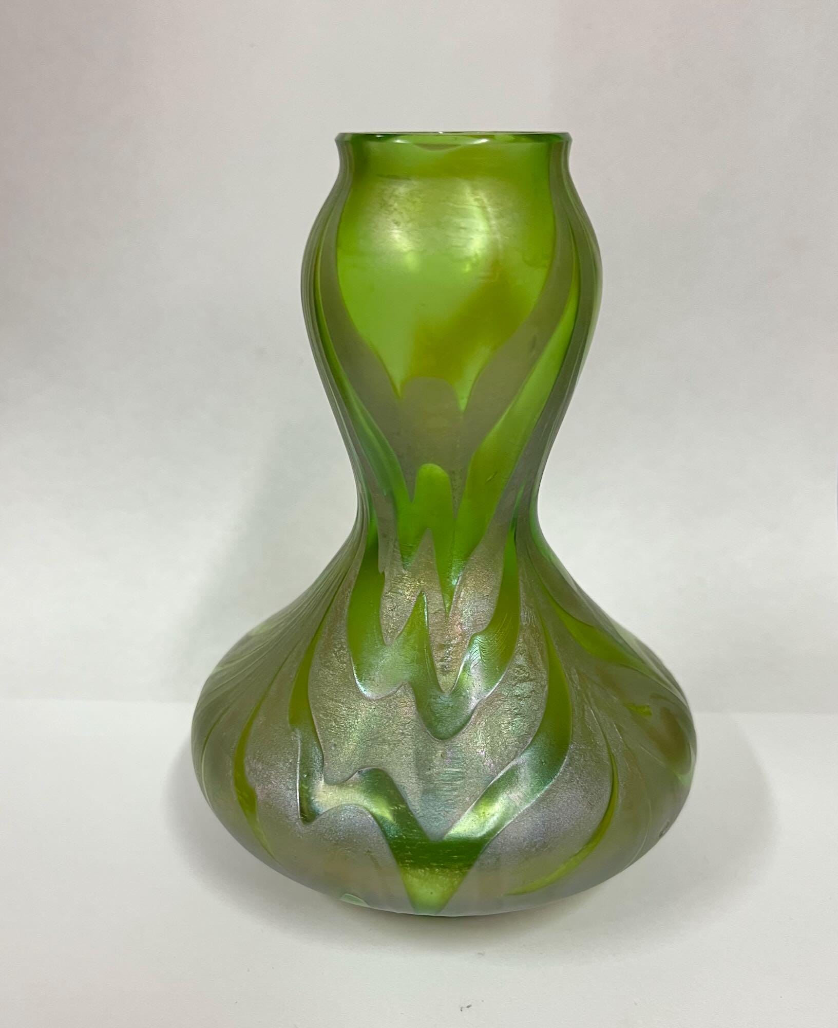 Antique Loetz Art Glass Bud Vase. Art Nouveau. - Etsy