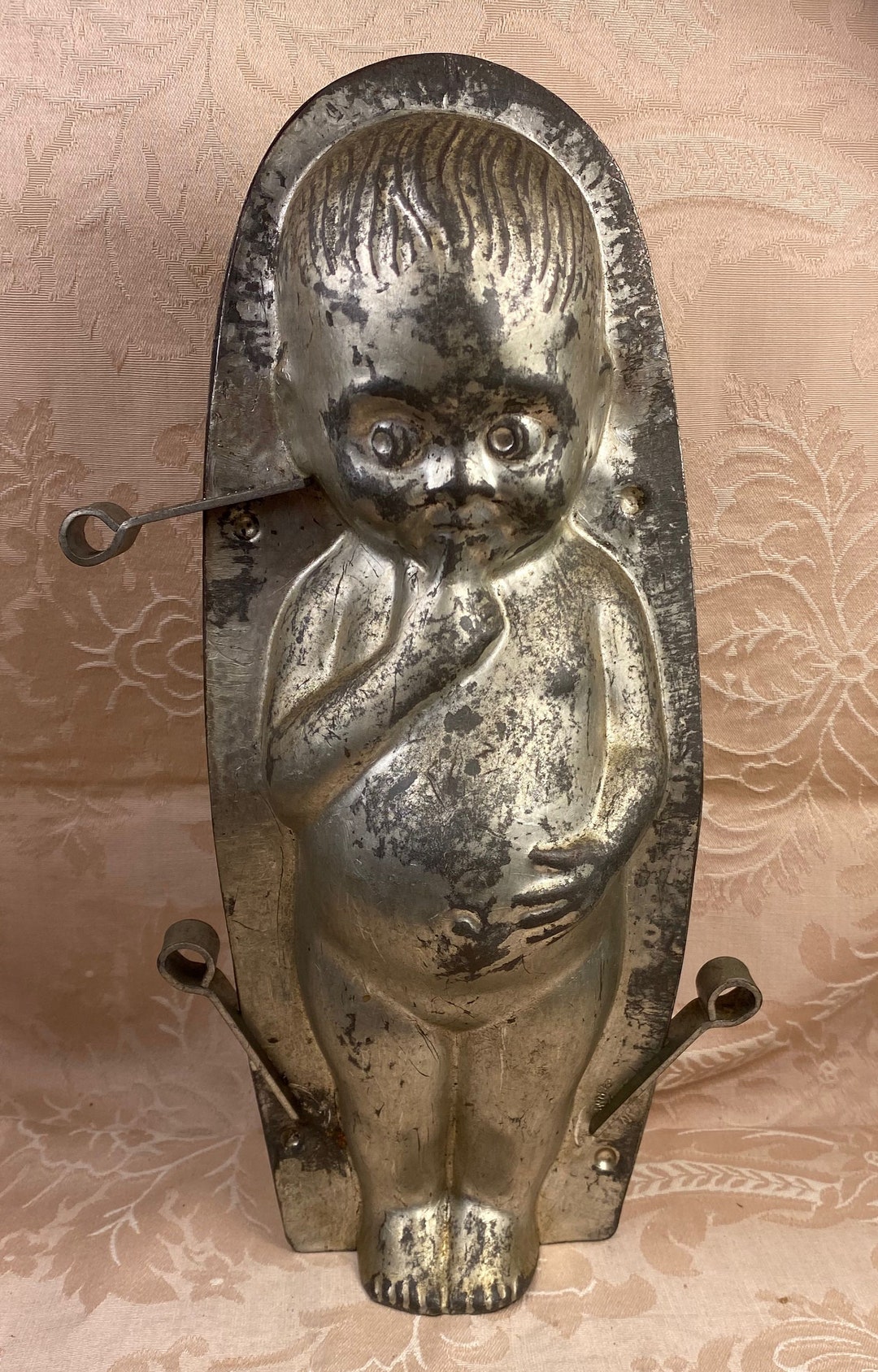 Large Antique Baby Chocolate/ Candy Mold From H Walter - Etsy