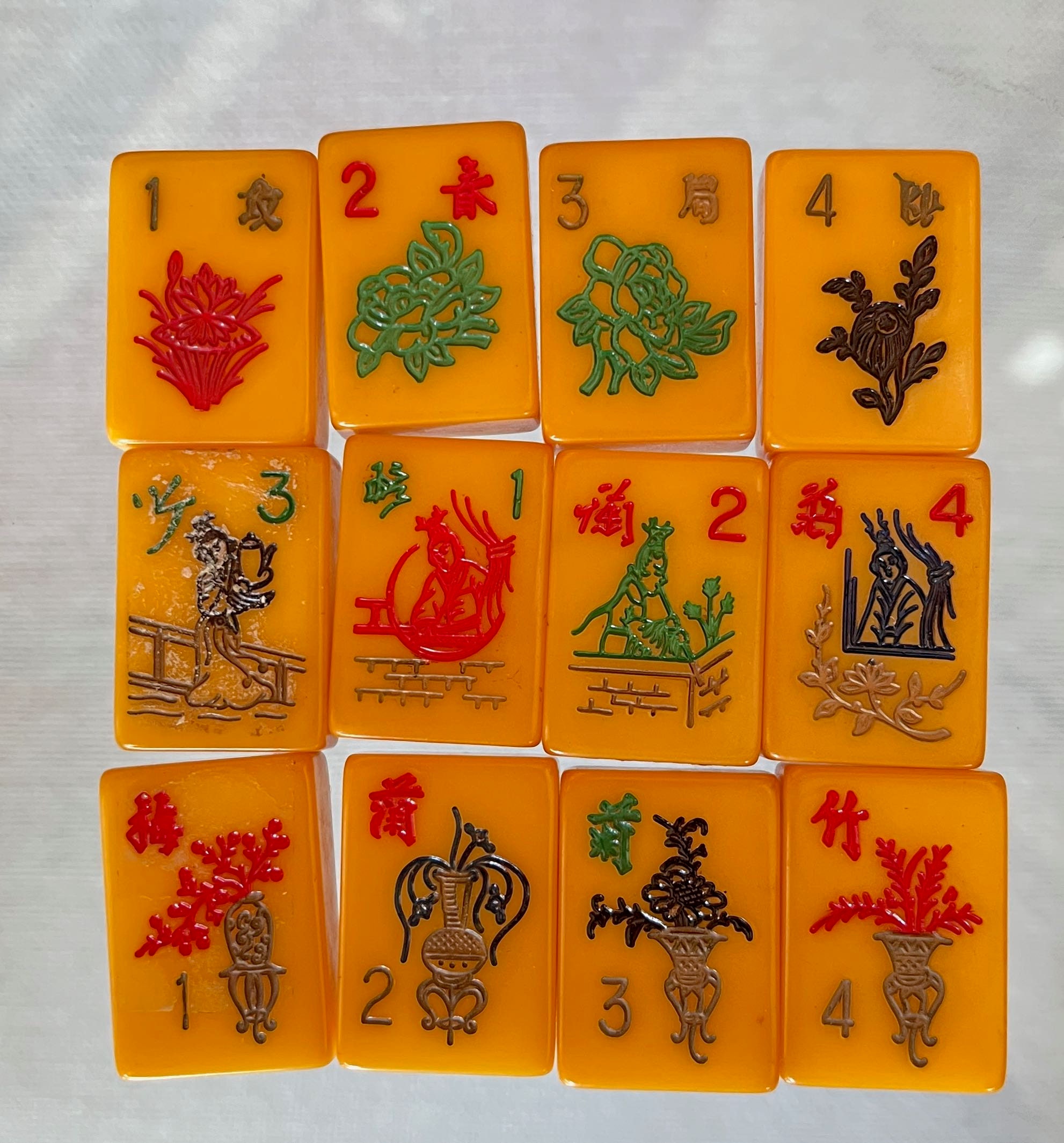 Vintage Mahjong Set 1950s Bakelite American Set - Etsy