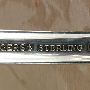 Rogers Old Charleston Sterling Silver Serving Spoon - Etsy