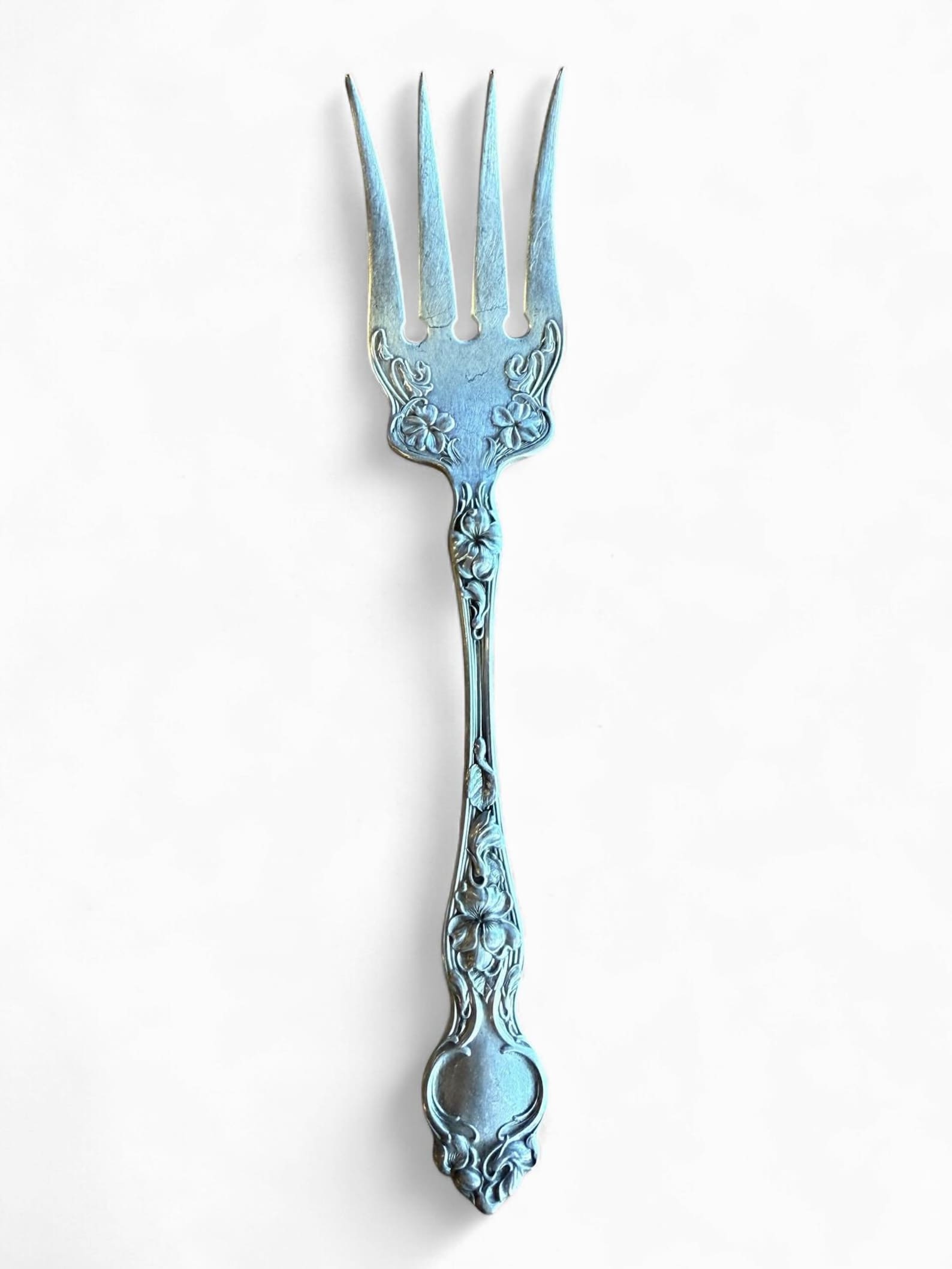 Wallace Violet Sterling Silver Meat Fork - Etsy