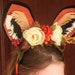 Fox Headband With Flowers and Felt Fox Ears for Halloween Costume or ...