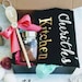 Personalized Apron Boxed Gift Set Apron With Custom Message Wooden ...