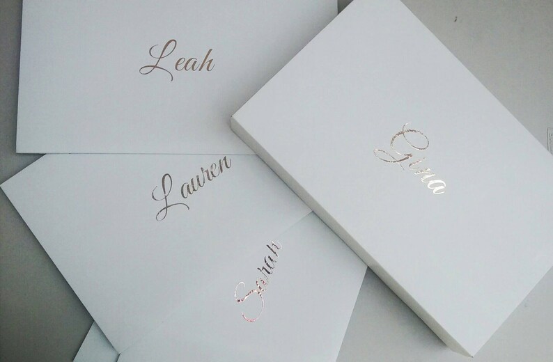 Custom Name Boxes or Custom Logo Boxes With Gold Letters Set | Etsy