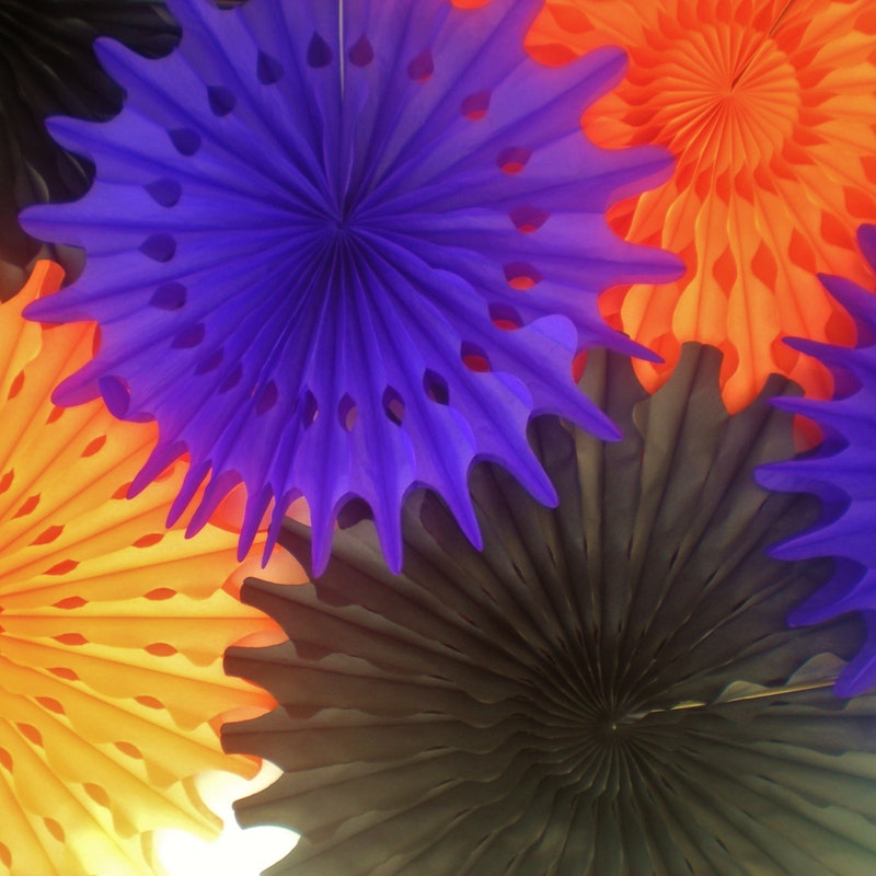 Tissue Paper Fan - Etsy