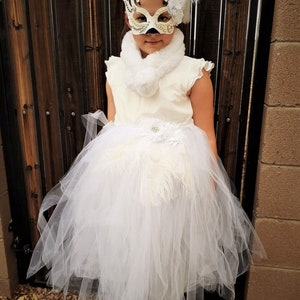 Swan Mask Masquerade GORGEOUS for ADULT or KID Costume Handmade With ...