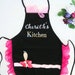 Personalized Apron Boxed Gift Set Apron With Custom Message Wooden ...