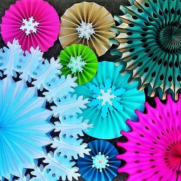 Tissue Paper Fan - Etsy