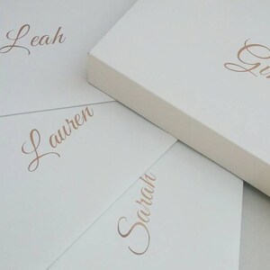 Custom Name Boxes or Custom Logo Boxes With Gold Letters ( Set of 8 ...