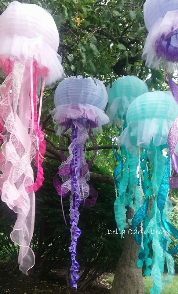 Giant Jellyfish Lantern 16 LARGE Under the Sea Party - Etsy Canada