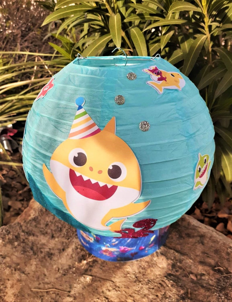 Baby Shark Table Centerpiece Baby Shark and Family Party - Etsy