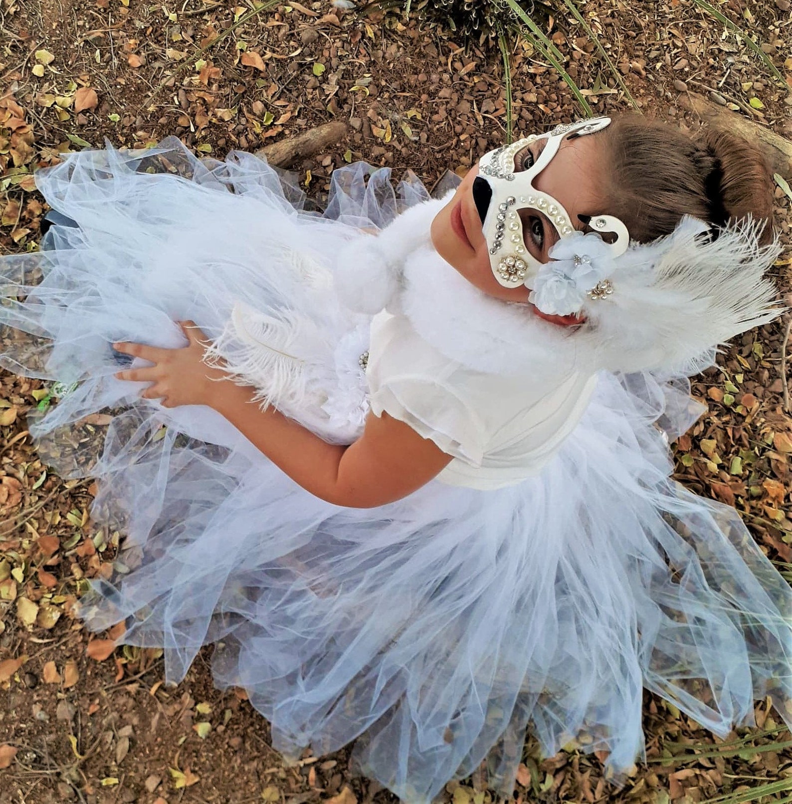 Swan Mask Masquerade GORGEOUS for ADULT or KID Costume - Etsy