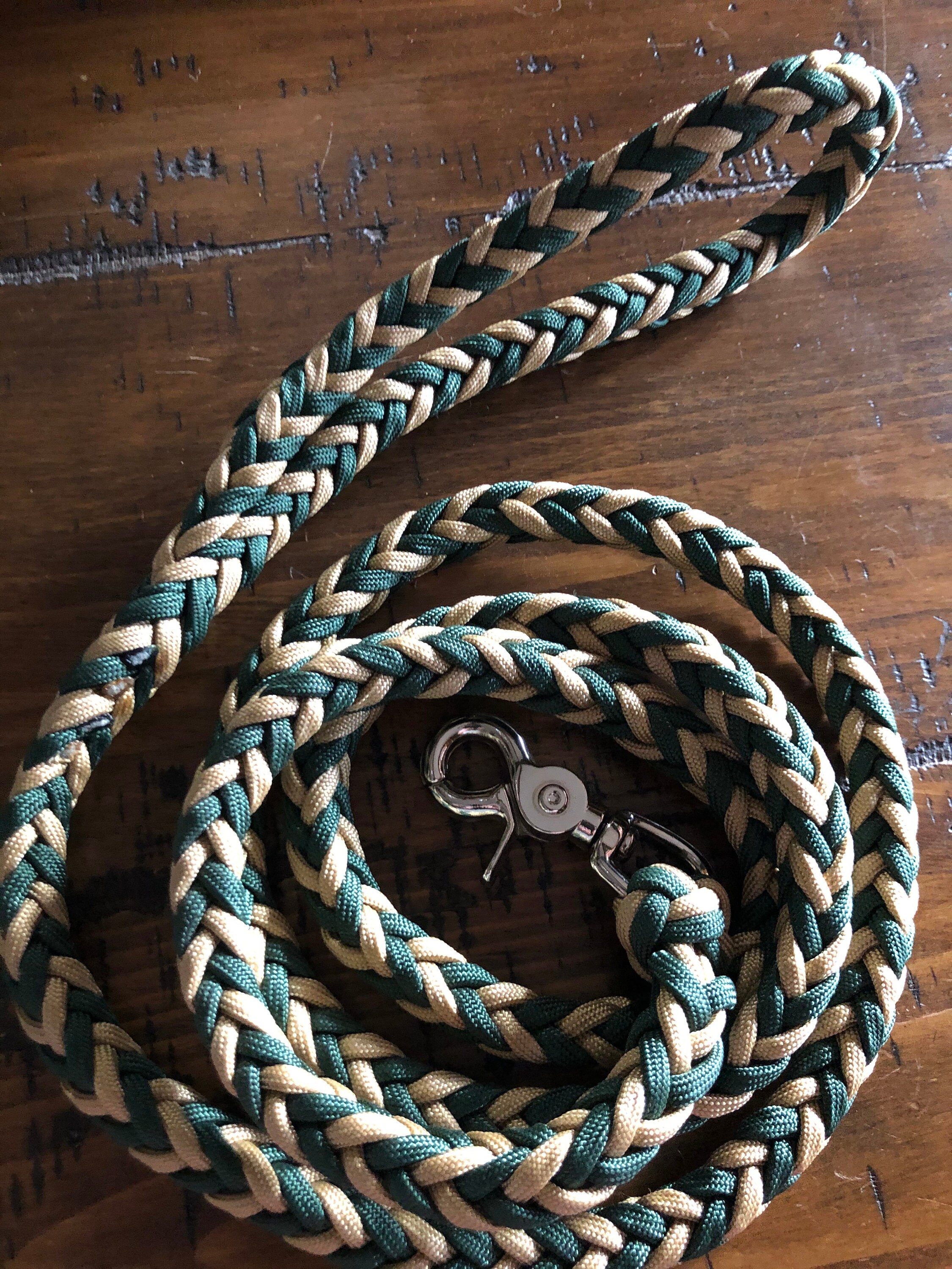 Square Braided Paracord Dog Leash - Etsy
