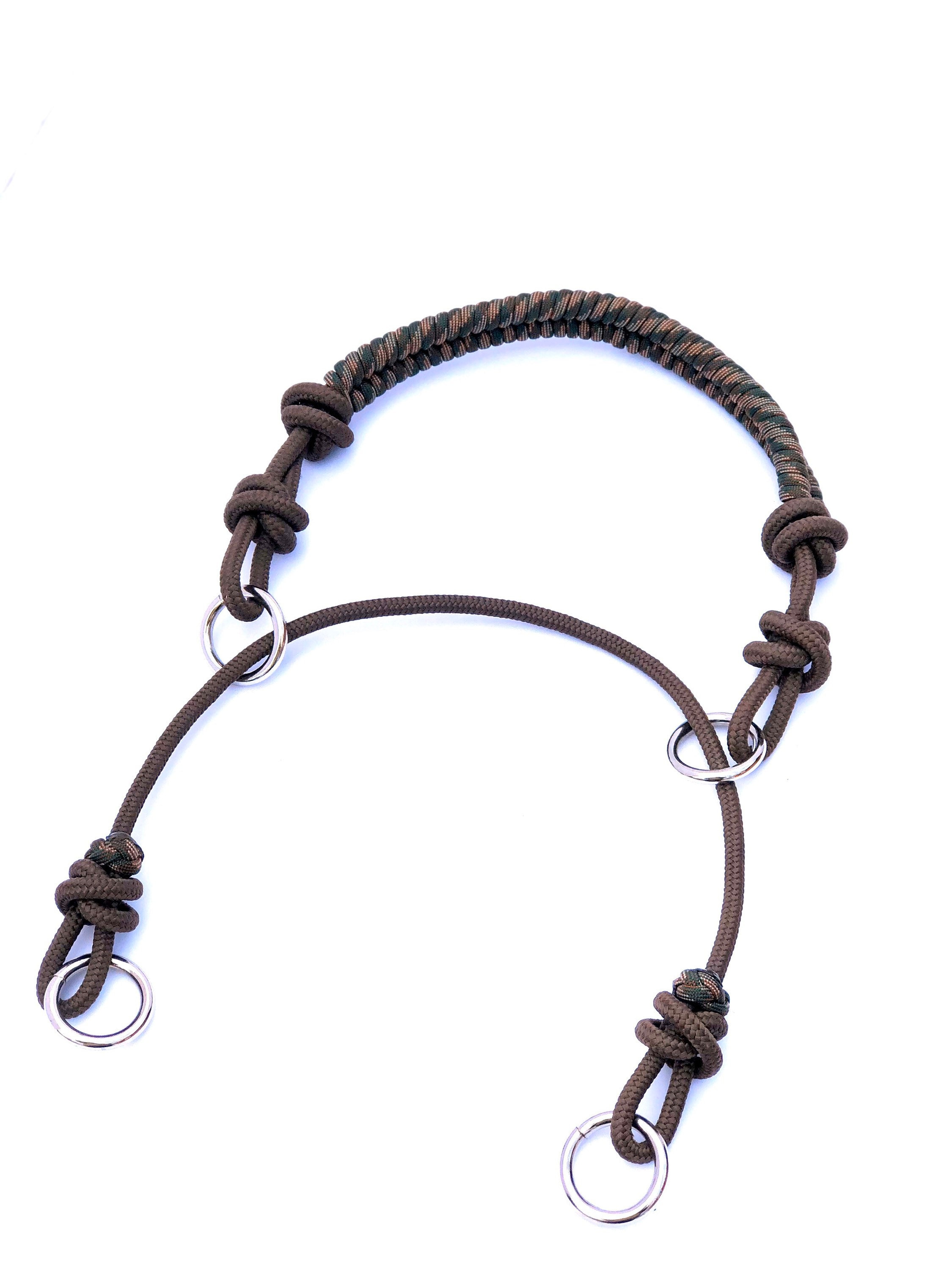 Knotted Stiff Rope Chin Slip Hackamore Bitless Riding | Etsy Canada