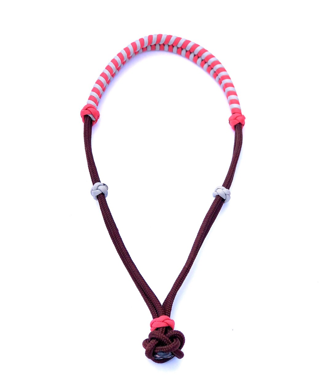 Knotted Rope Bosal Bitless Riding Attachment- Woven Overlay - Etsy