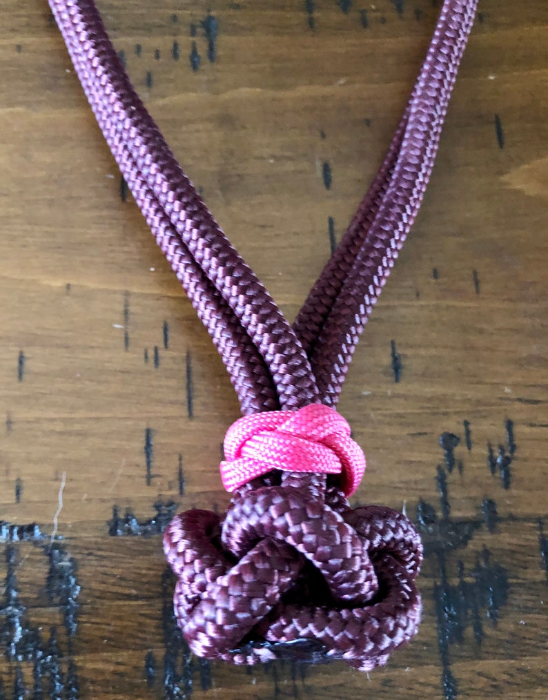 Knotted Rope Bosal Bitless Riding Attachment- Woven Overlay - Etsy