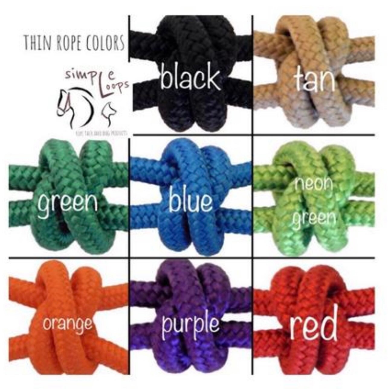 Thin stiff Rope Halter&Matching Lead-round braided noseband | Etsy