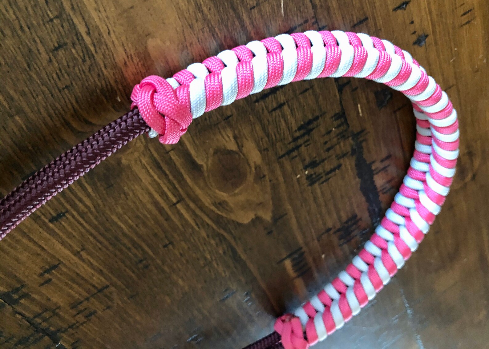Knotted Rope Bosal Bitless Riding Attachment- Woven Overlay - Etsy