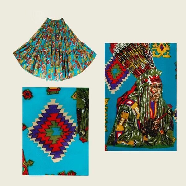 Native American Skirt - Etsy