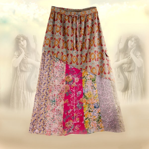 Multi Colored Skirt - Etsy