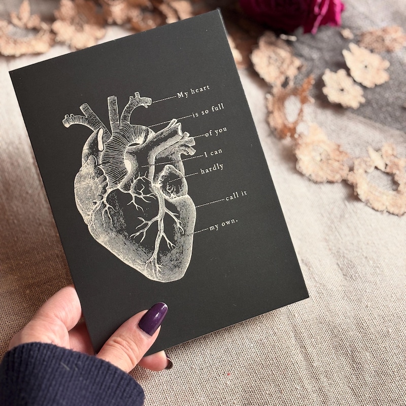 Anatomy Valentines Card - Etsy