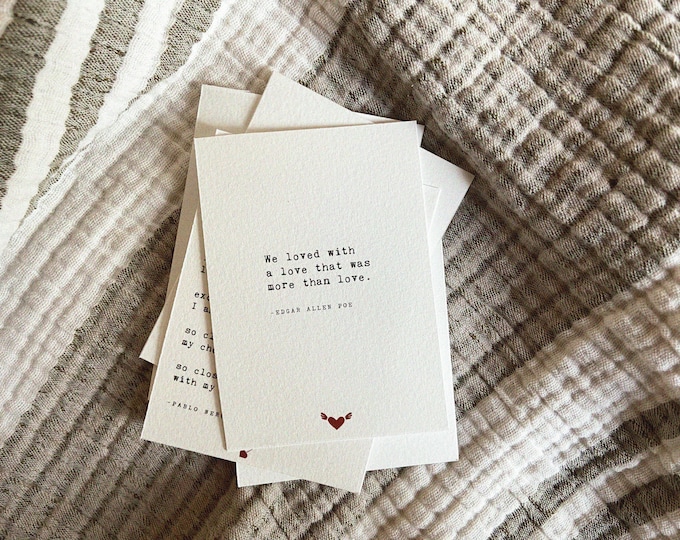 Valentine's Day Gift, Love Poetry Set of 8 Poems, Gift Idea, Gift for ...